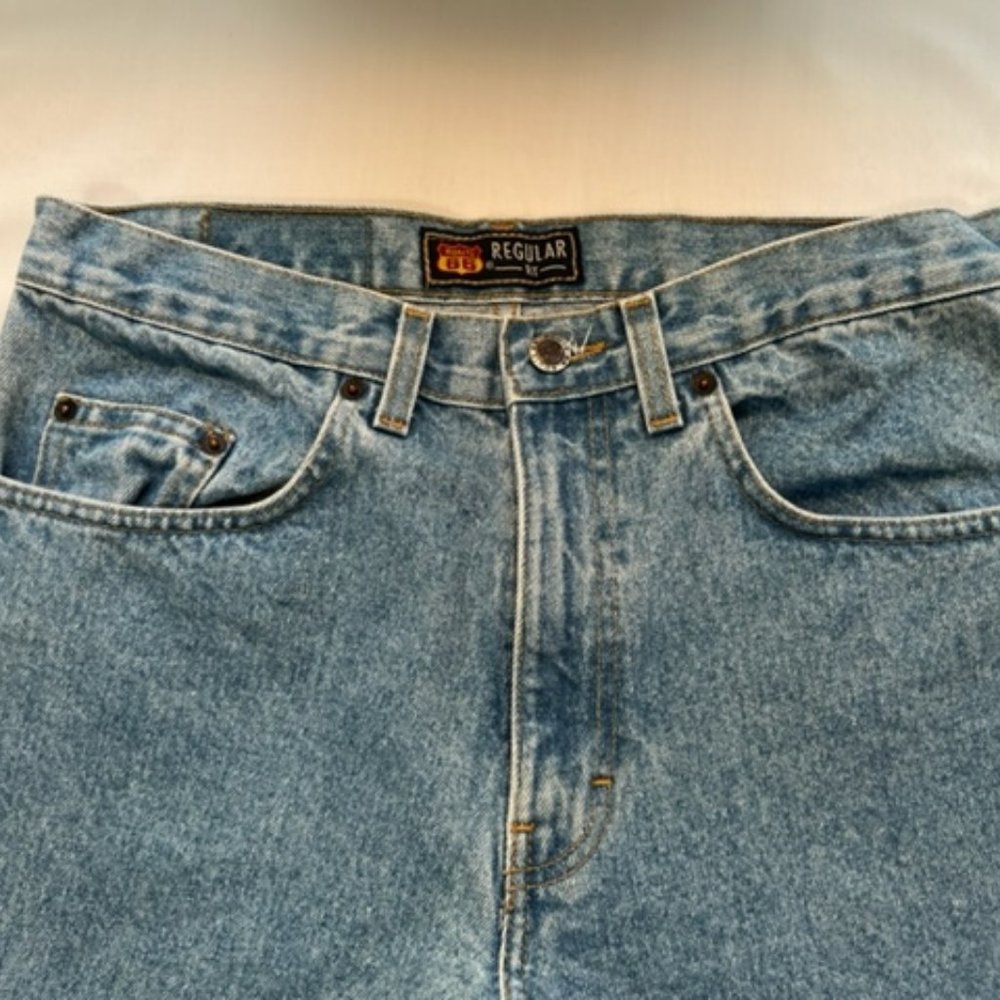Rare - Men's "Route 66" Denim Jeans - 32x32 (Rv0001) - Gem